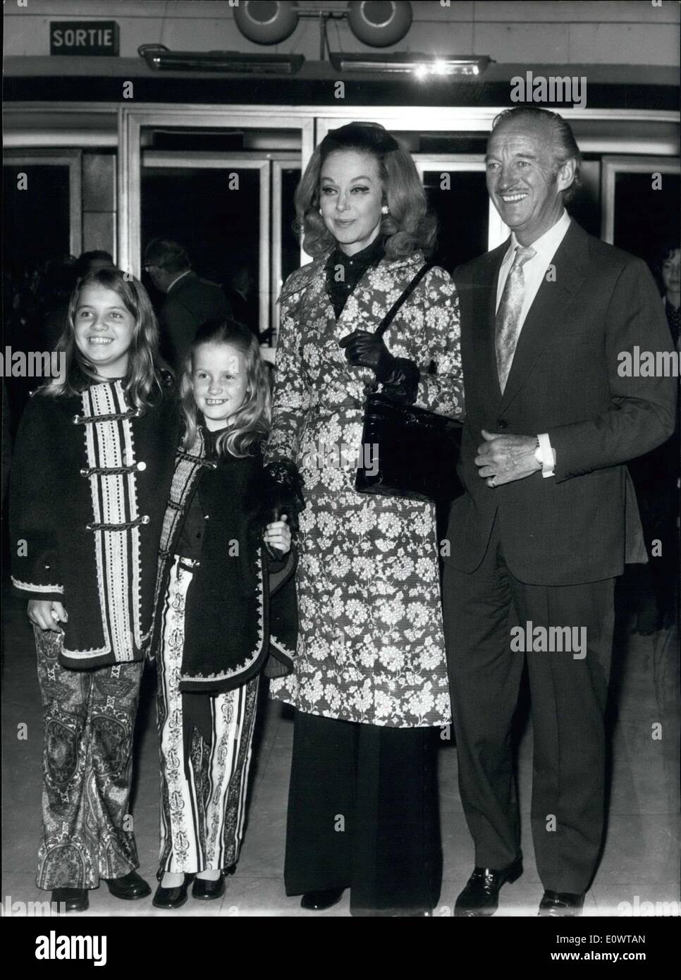 Feb. 17, 1964 - The famous British actor David Niven died yesterday ...