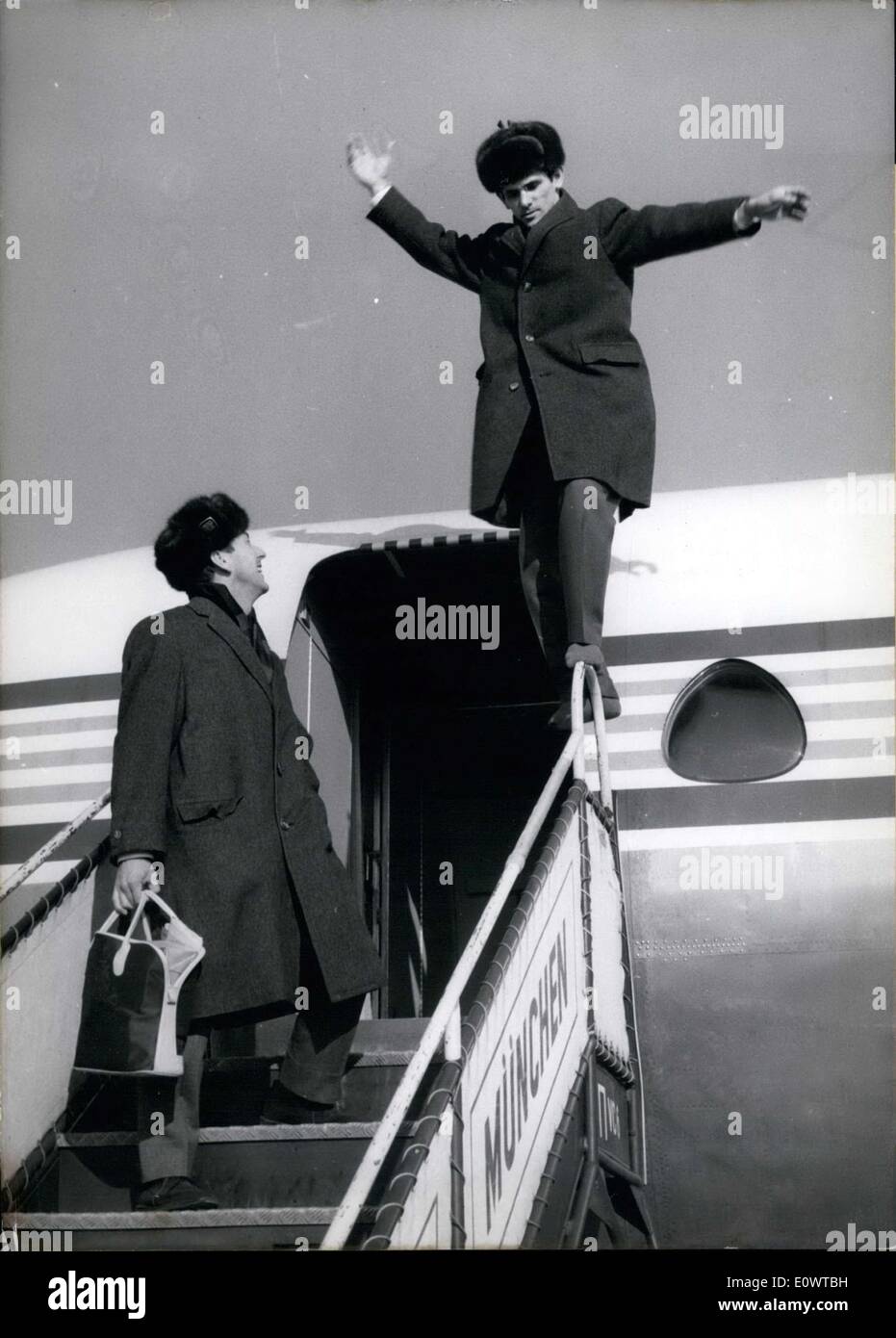 Feb. 26, 1964 - Pictured here are Gene Mendez 29 and Joe Seitz 31 ...