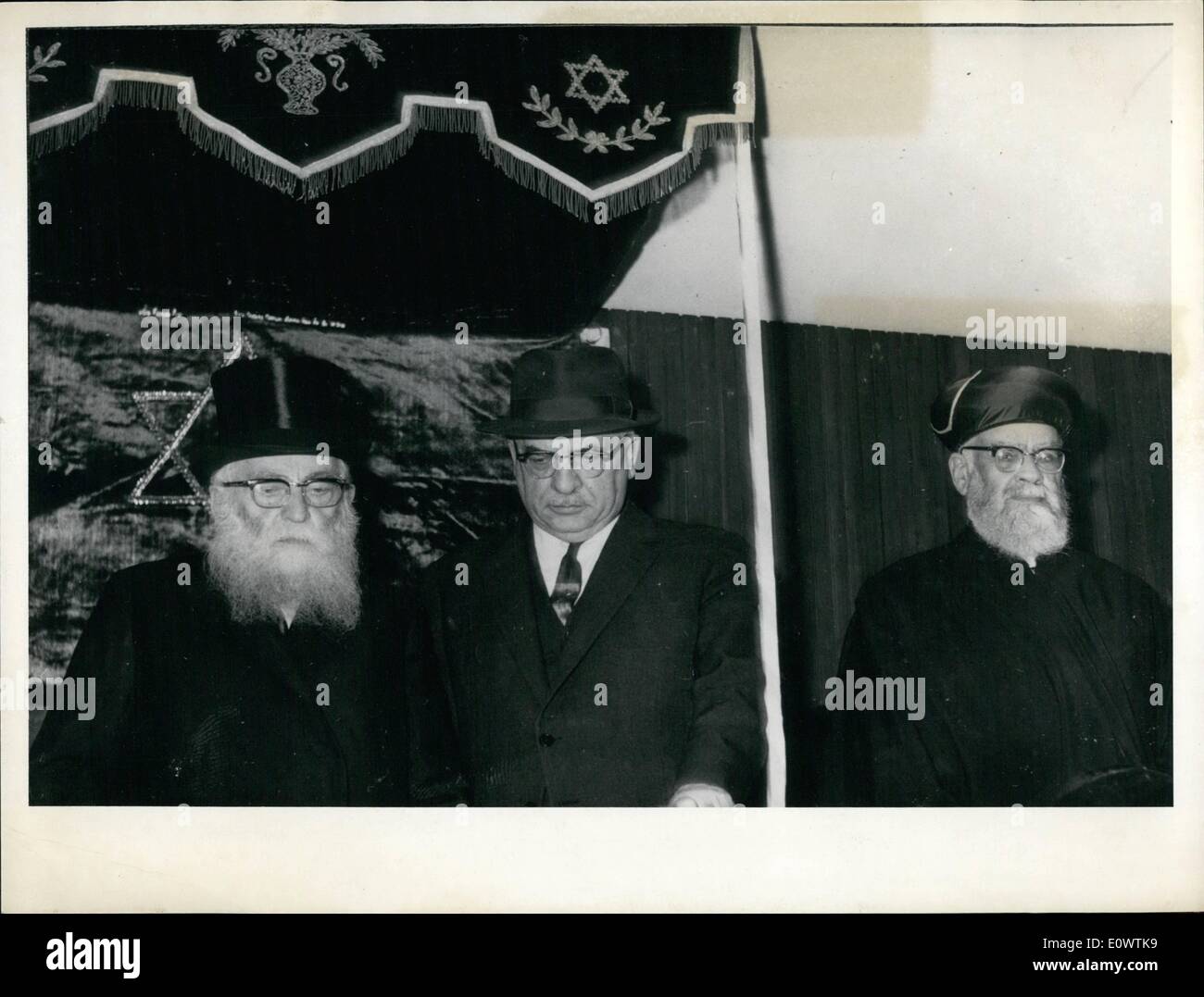 Apr. 04, 1964 - nstallation Ceremony Of Chief Rabbi I.Y.Unterman Chief ...