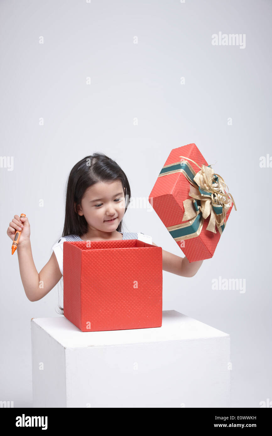 Tilt up shot cute girl hi-res stock photography and images - Alamy