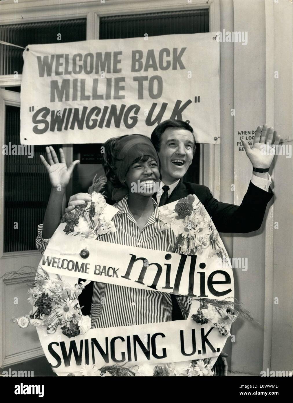 May 05, 1964 - Millie Goes Back to Work. Pop singer Millie who left ...