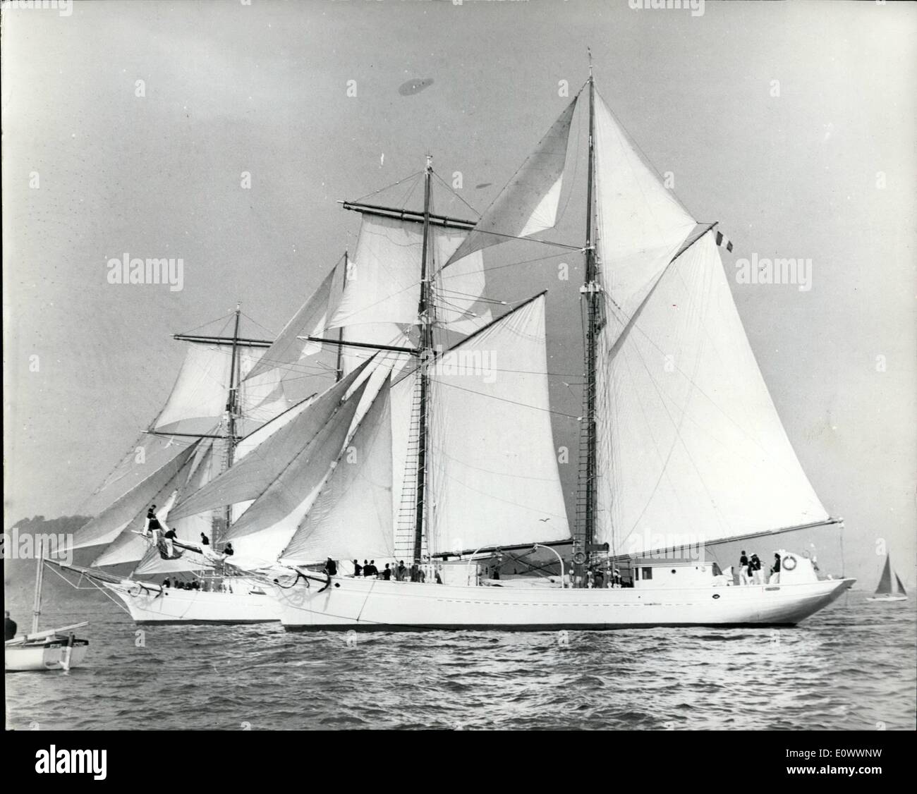 May 05, 1964 - ''TALL SHIPS'' AT PLYMOUTH. For the past few days ...