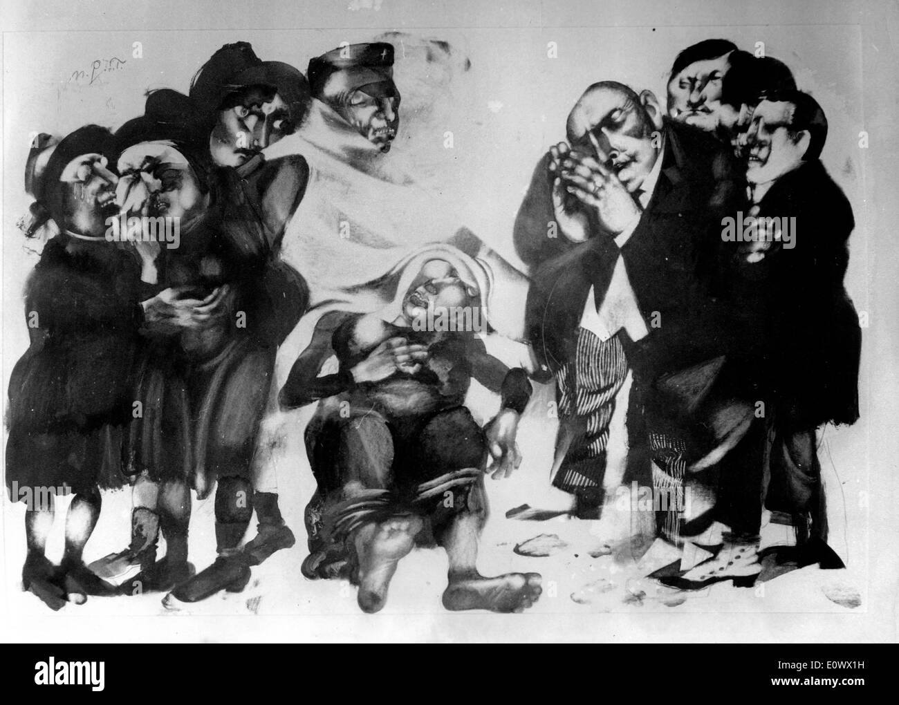 Michael Mathias Prechtl painting Stock Photo - Alamy