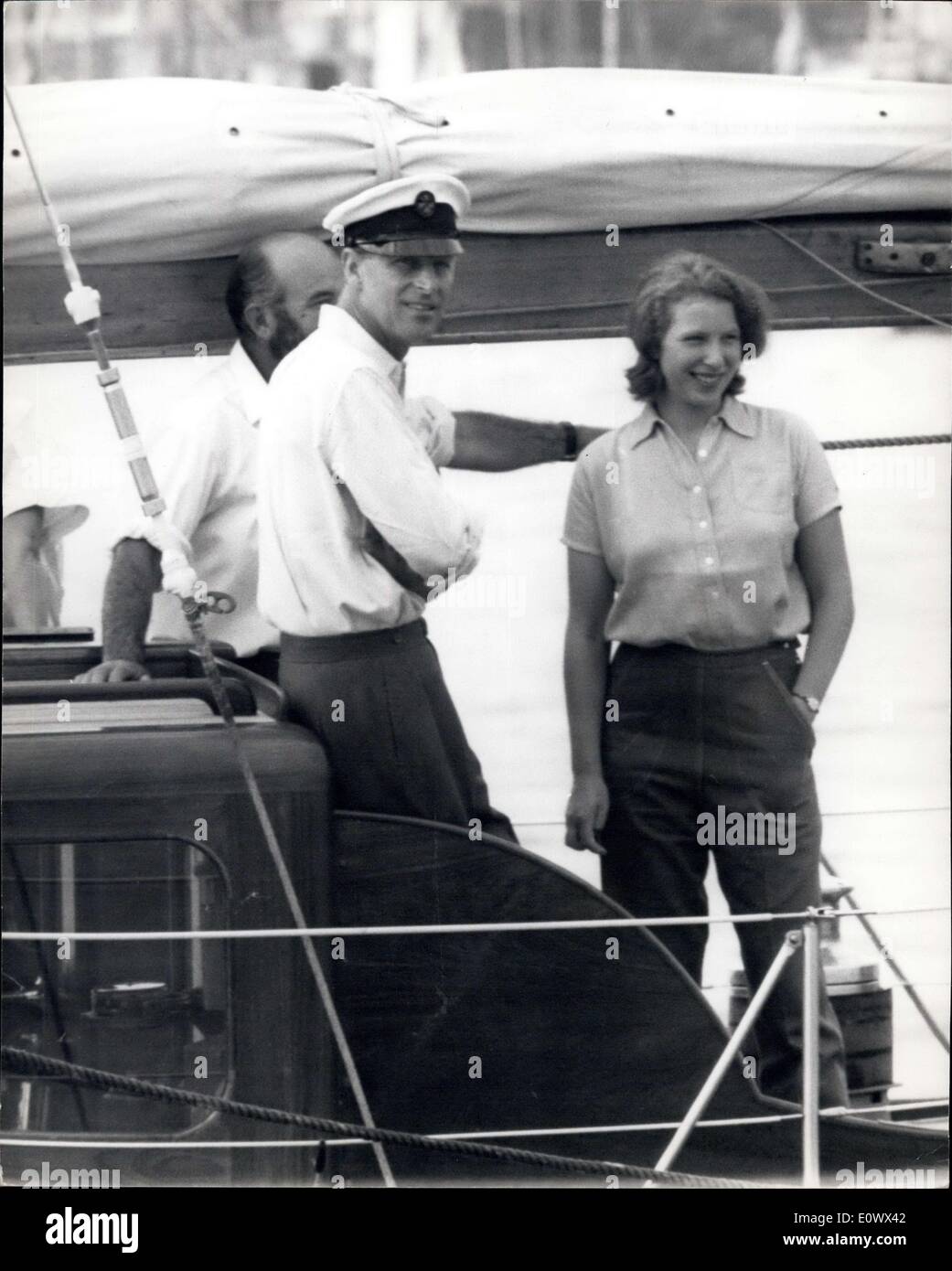 Aug. 04, 1964 - Princess Anne Goes To Sea -Aboard The Bloodhound: The ...