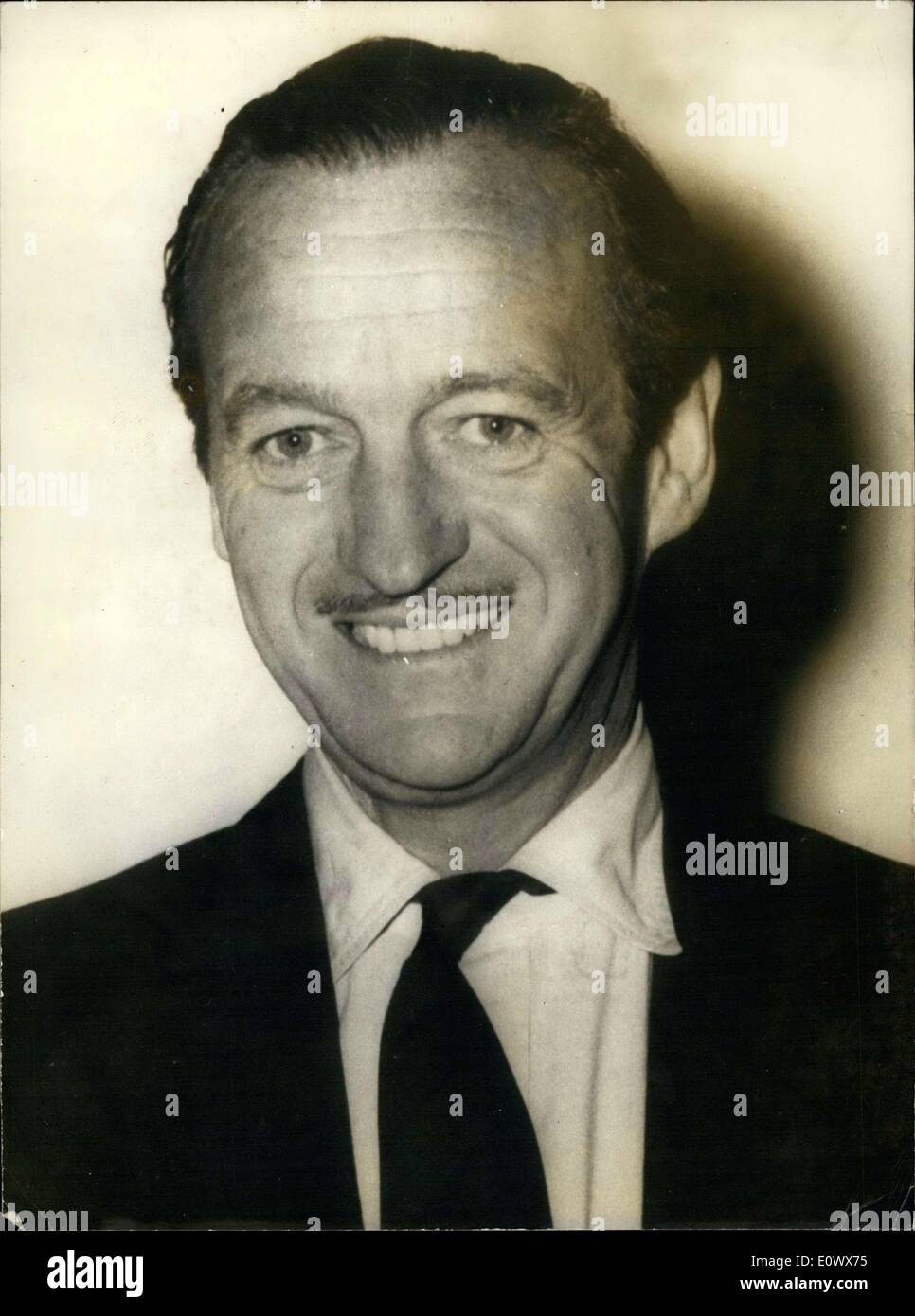 May 29, 1964 - British actor David Niven, famous for his role in ''The ...