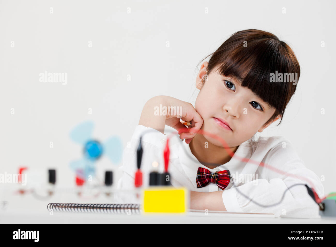 a girl doing engineering Stock Photo - Alamy