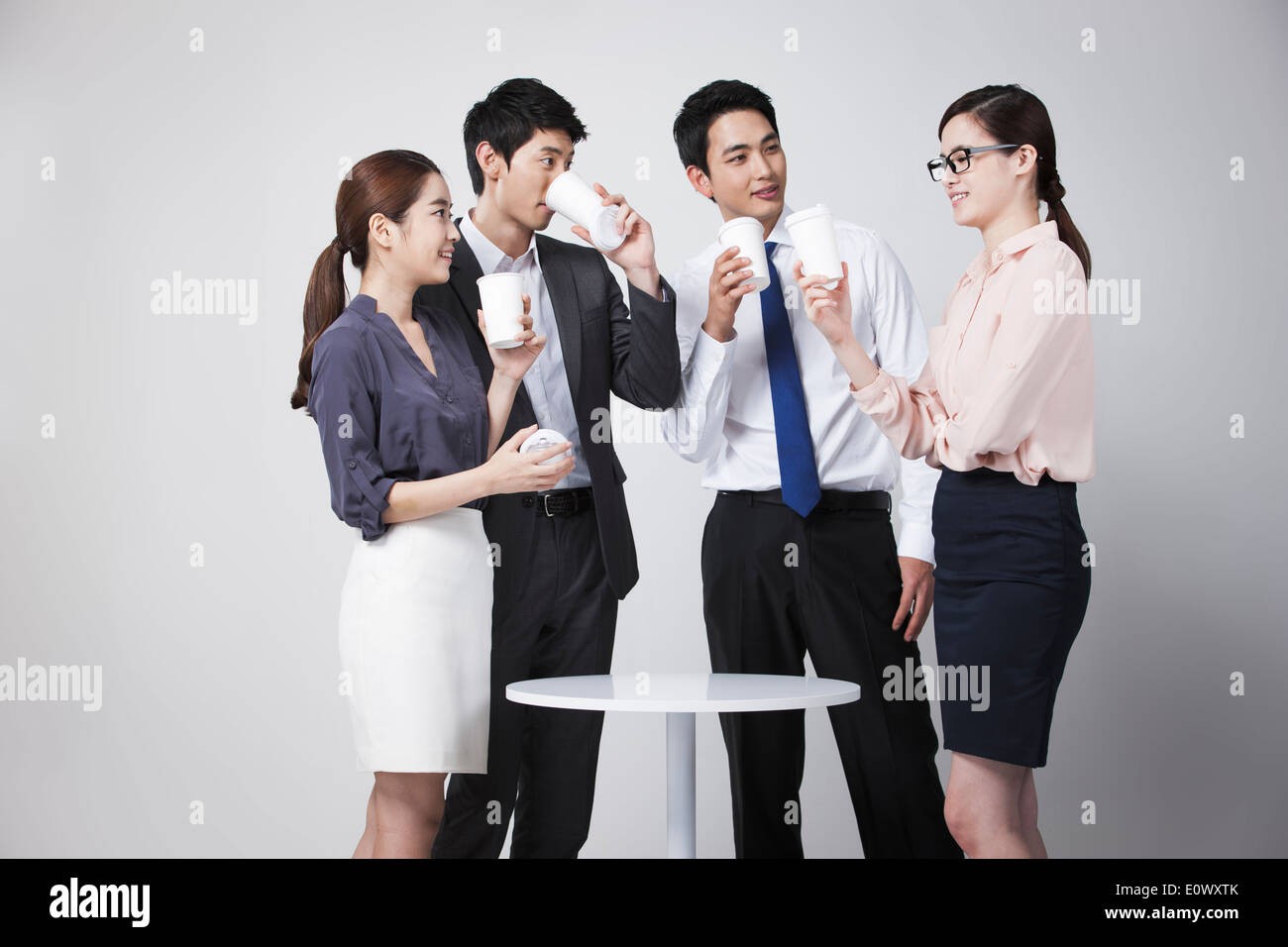 business people having a coffee break Stock Photo - Alamy
