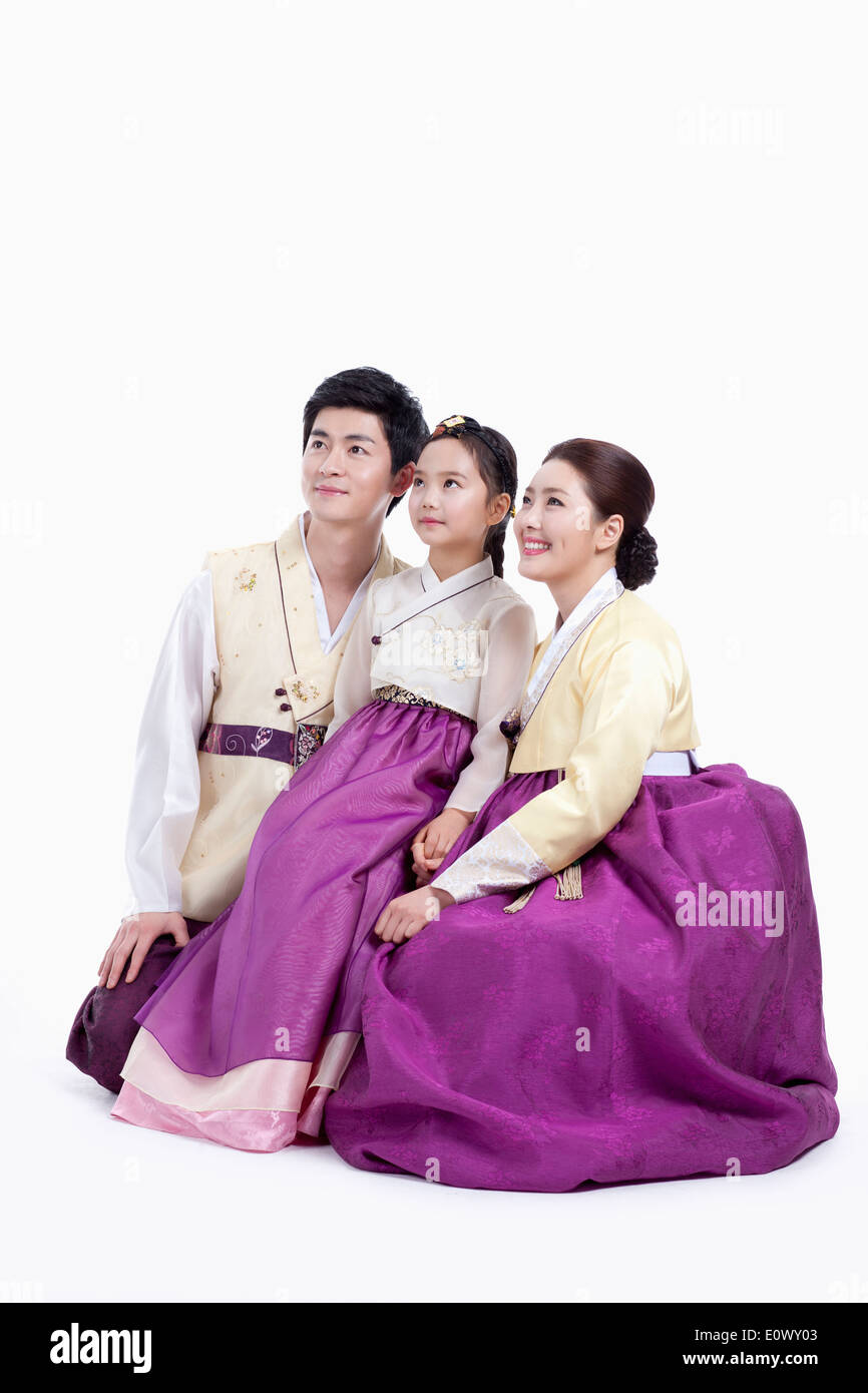 Korean child family hi-res stock photography and images - Alamy