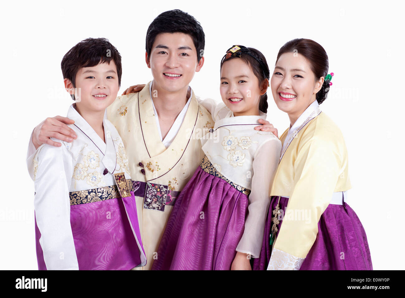 Korean family children hi-res stock photography and images - Alamy