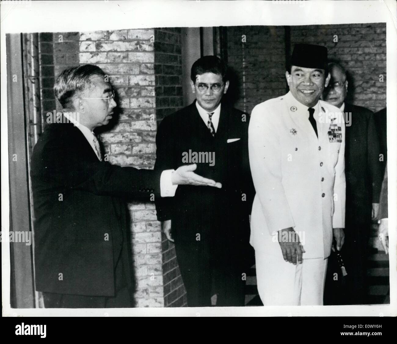 Jun. 06, 1964 - Sukarno Calls on the Emperor of Japan. President ...