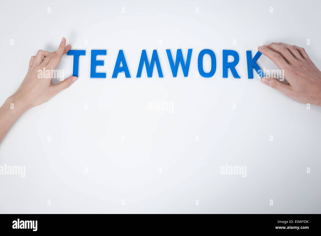 letters spelling teamwork Stock Photo - Alamy