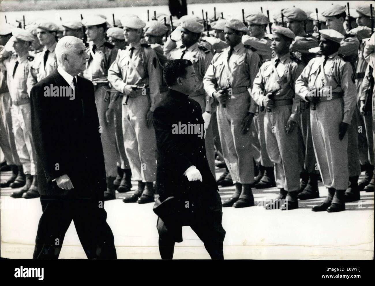 Jun. 24, 1964 - Prince Sihanouk arrives in Paris:Prince Norodom ...