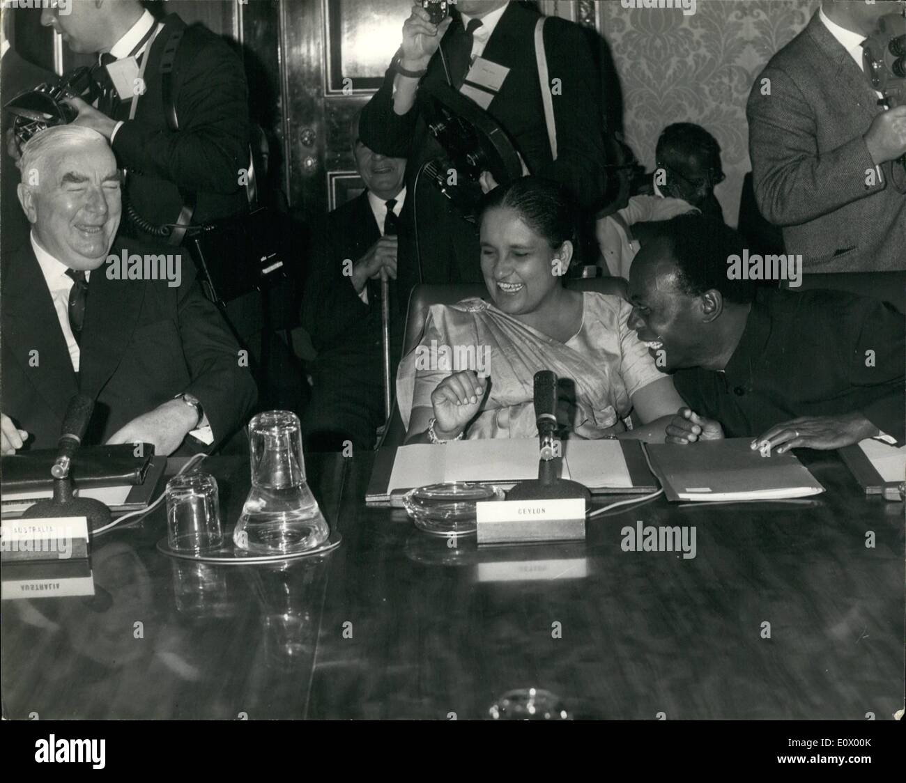 Jul. 07, 1964 - The opening of the commonwealth prime minister's ...