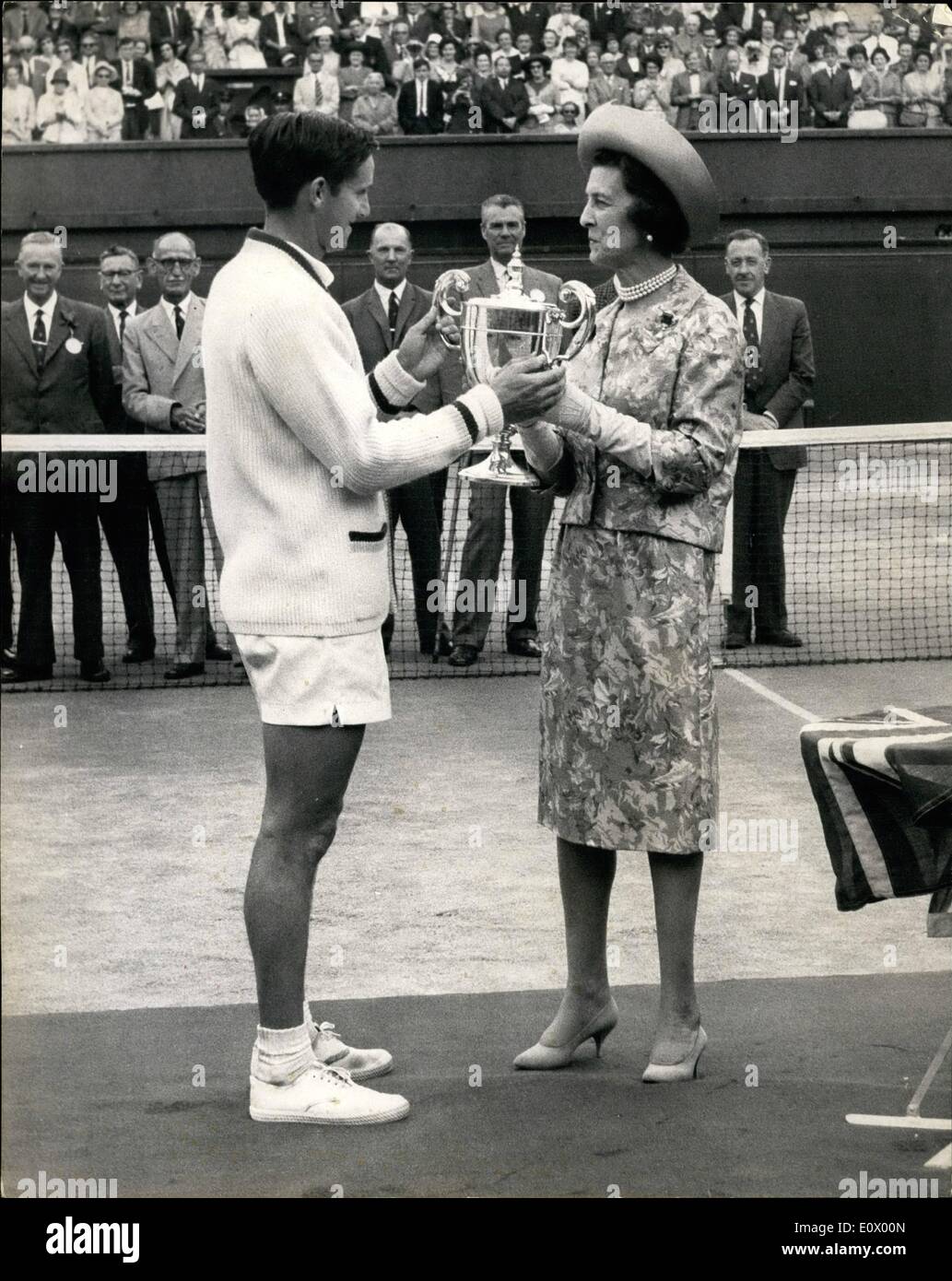 Jul. 07, 1964 - Roy Emerson Wins the Men's Singles Championship at ...