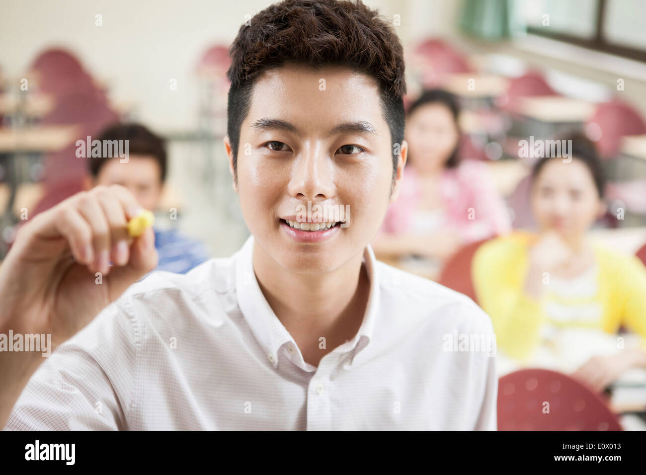 Lecture smiling lecturer hi-res stock photography and images - Alamy