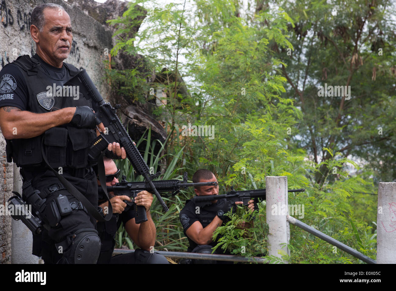 CORE police unit (Coordenadoria de Recursos Especiais ) of Rio de ...