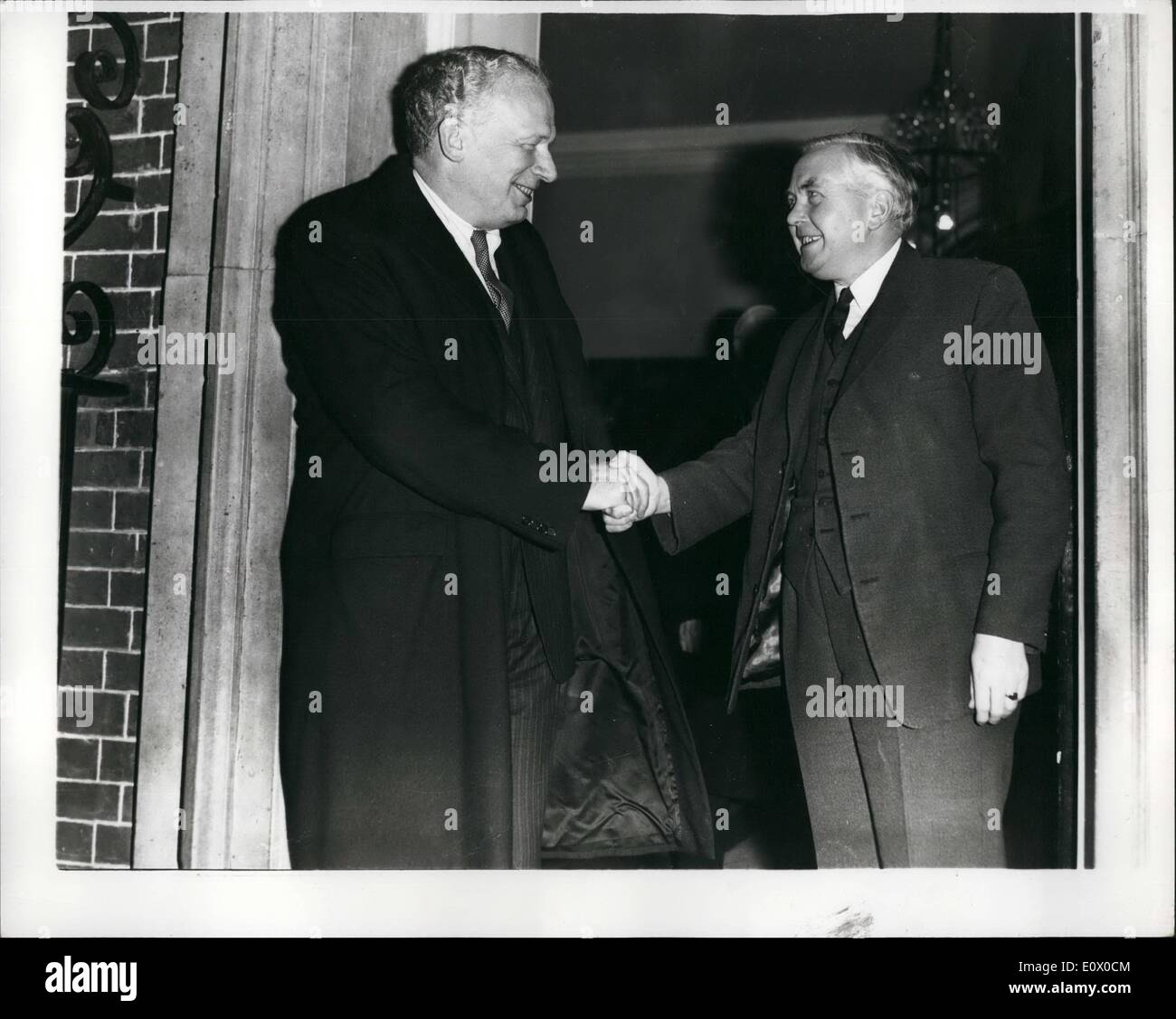 Nov. 11, 1964 - Mr. Ball calls at No.10. Downing street. Mr. George ...