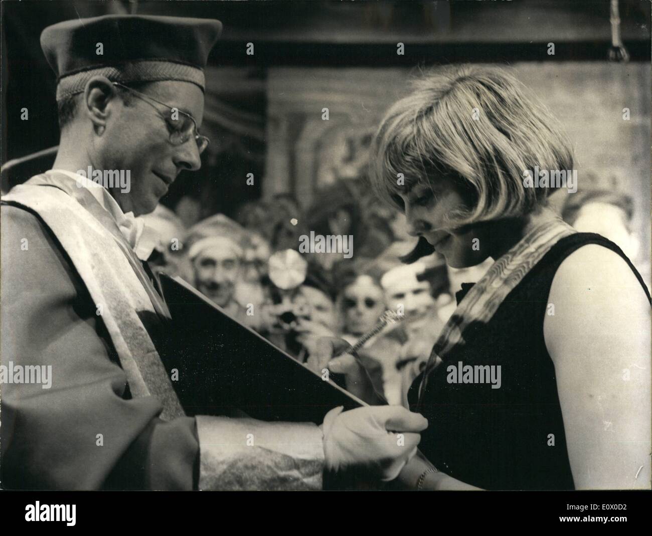 Nov. 11, 1964 - KIKI CARON LOVES WATER BUT DOES NOT SAY NO TO WINE: The ...