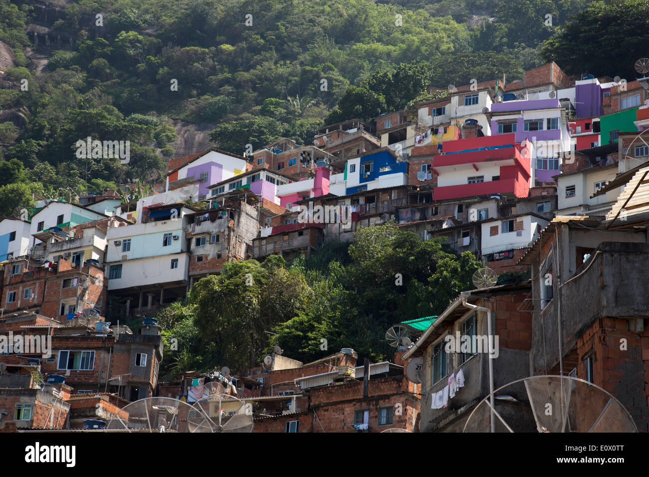 Santa Marta favela in Rio de Janeiro, Brazil Stock Photo - Alamy