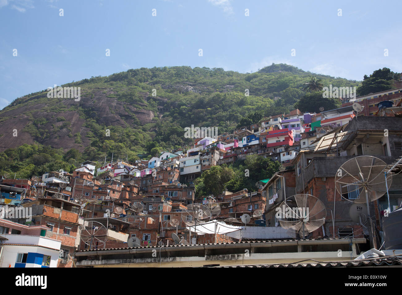 Santa Marta favela in Rio de Janeiro, Brazil Stock Photo - Alamy