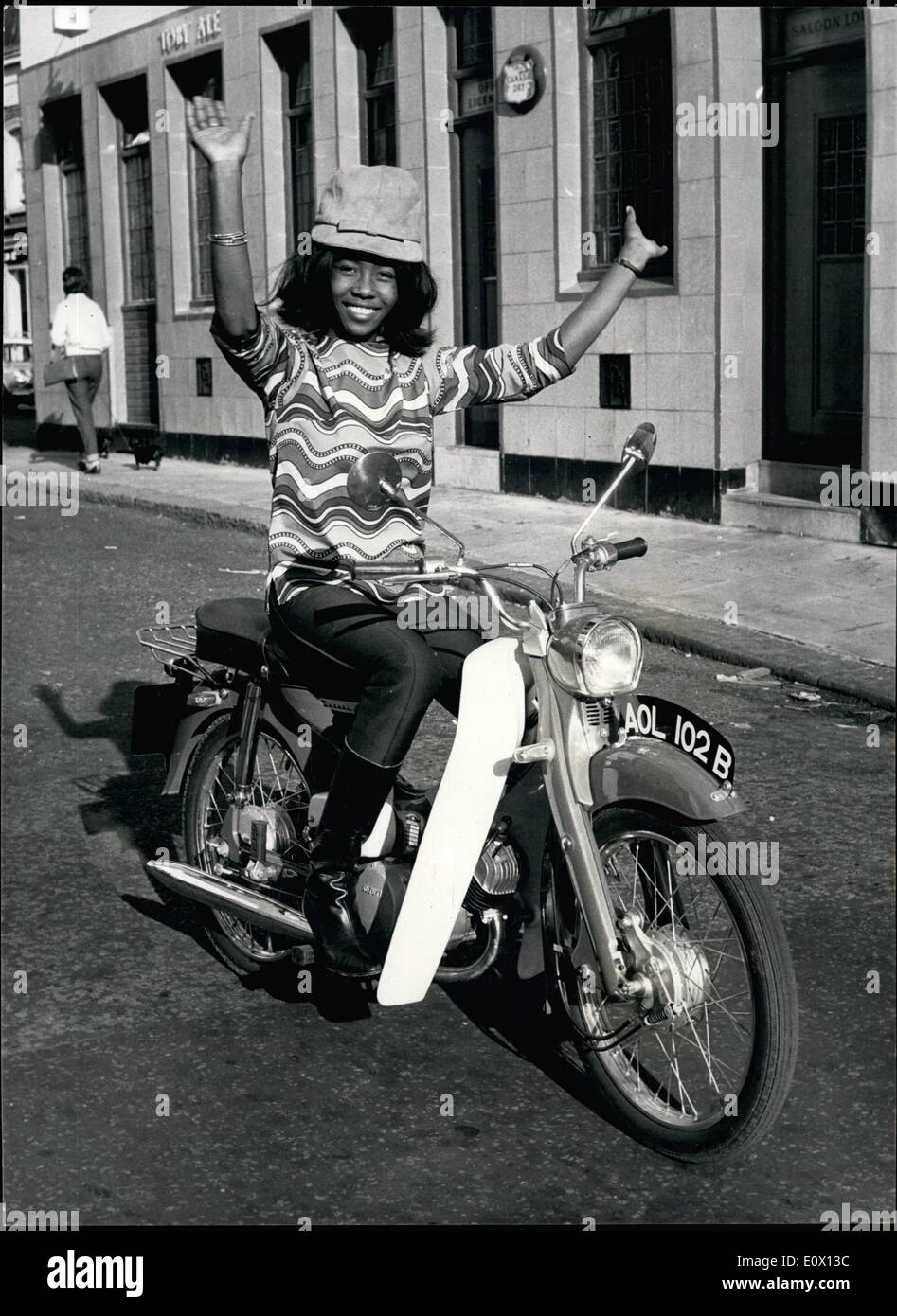 Oct. 10, 1964 - Millie Gets A Motor Cycle Birthday Present. 17 year old ...