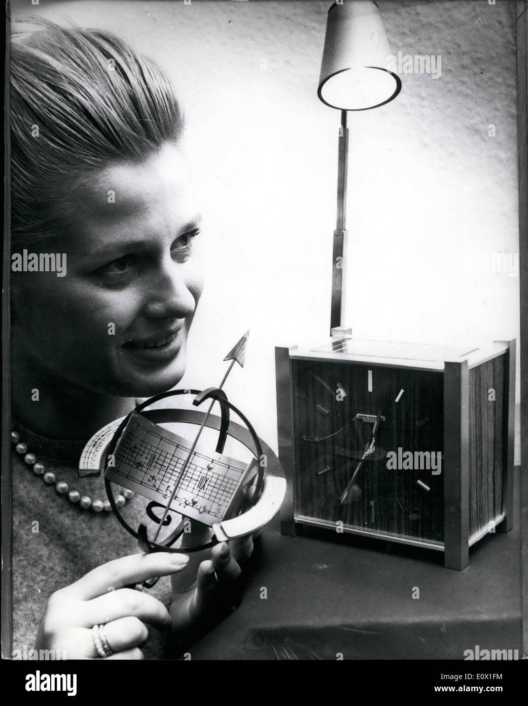 Dec. 12, 1964 - This clock gets It's energy from Light!! Light is the ...