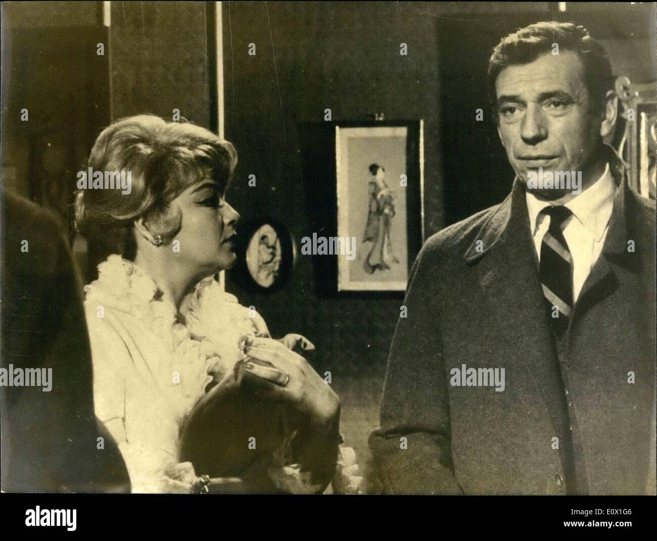 Dec. 12, 1964 - Famous Couple Co-Star - Yves Montand and His wife ...