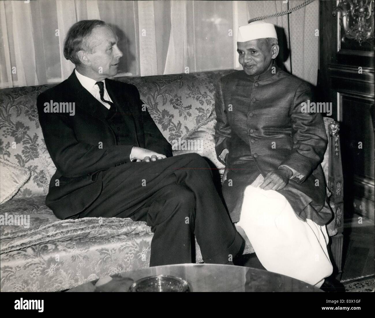 Dec. 12, 1964 - Indian Prime Minister in London meets Sir Alec Douglas ...