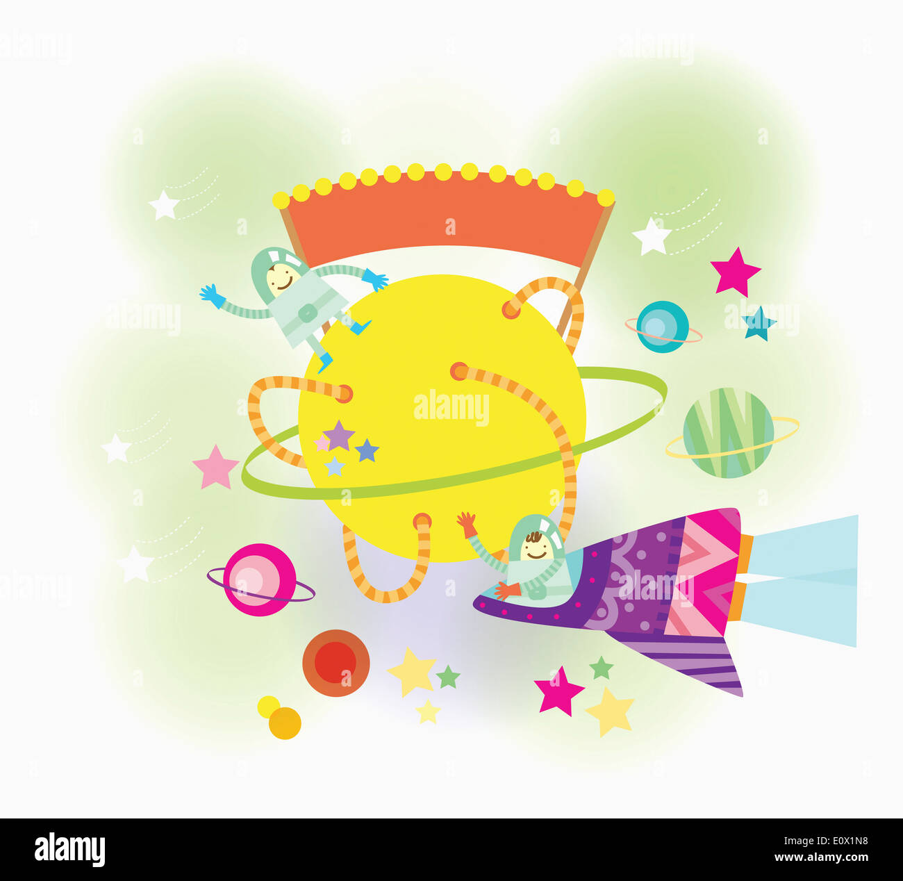 Rocket ship cut out hi-res stock photography and images - Alamy