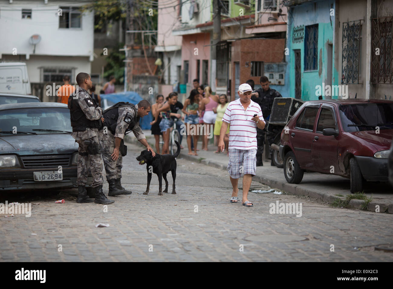 World cup brazil armed police hi-res stock photography and images - Alamy