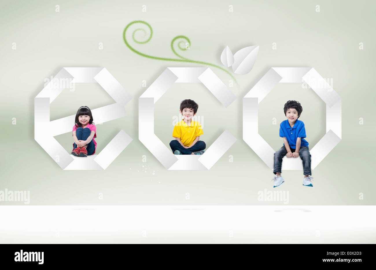 children sitting in a circular shape Stock Photo - Alamy