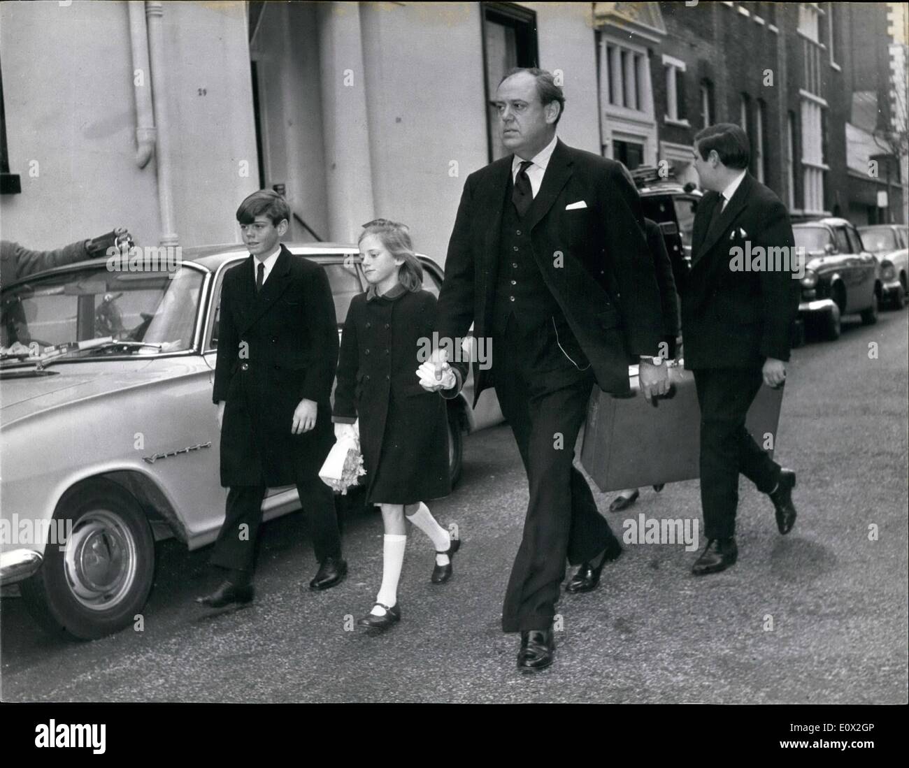 Jan. 01, 1965 - Sir Winston Is Visited By His Grandchildren. Keystone ...