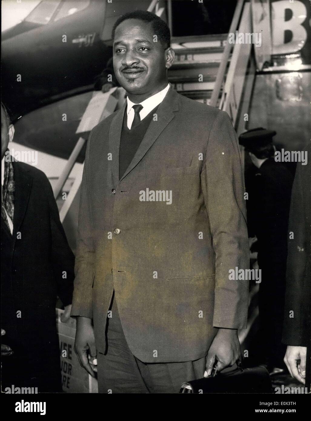 Jan. 28, 1965 - Prime Minister of British Guiana Arrives for Funeral of ...