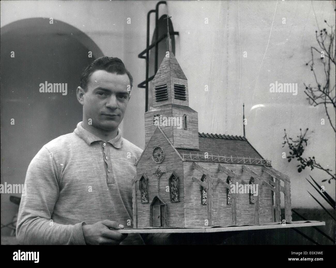 Feb. 02, 1965 - It Took 10,000 Match Sticks To Build This Church: It ...