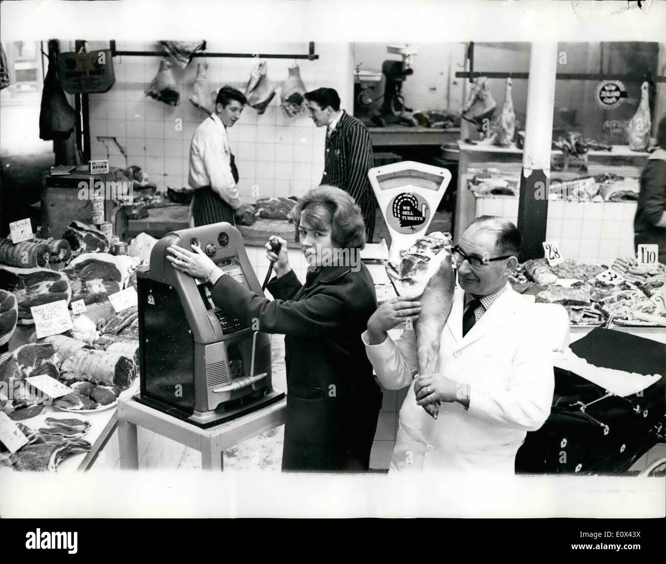 Mar. 24, 1965 - 24-3-65 Butcher Installs a One-Armed-Bandit on His ...