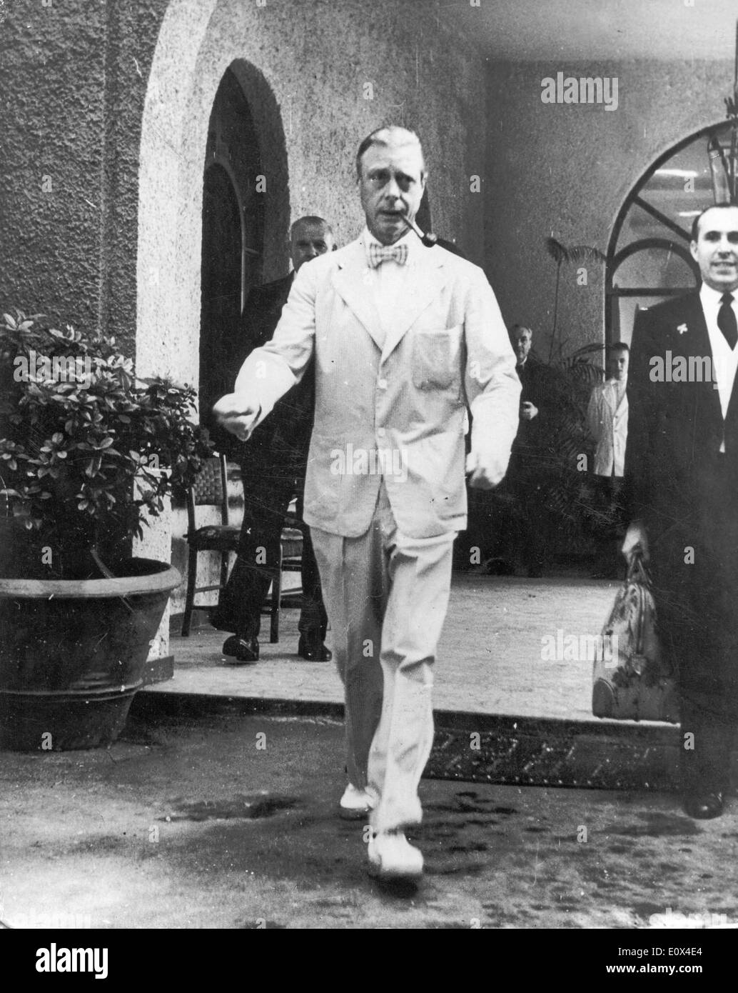 King Edward VIII on vacation on the Italian Riviera Stock Photo - Alamy
