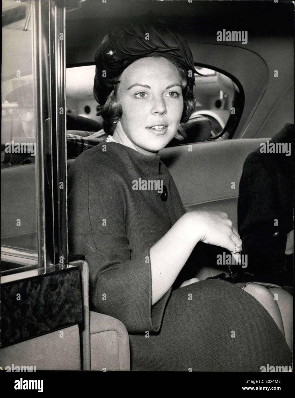 May 06, 1965 - Crown Princess Beatrix arrives for christening .: Crown ...