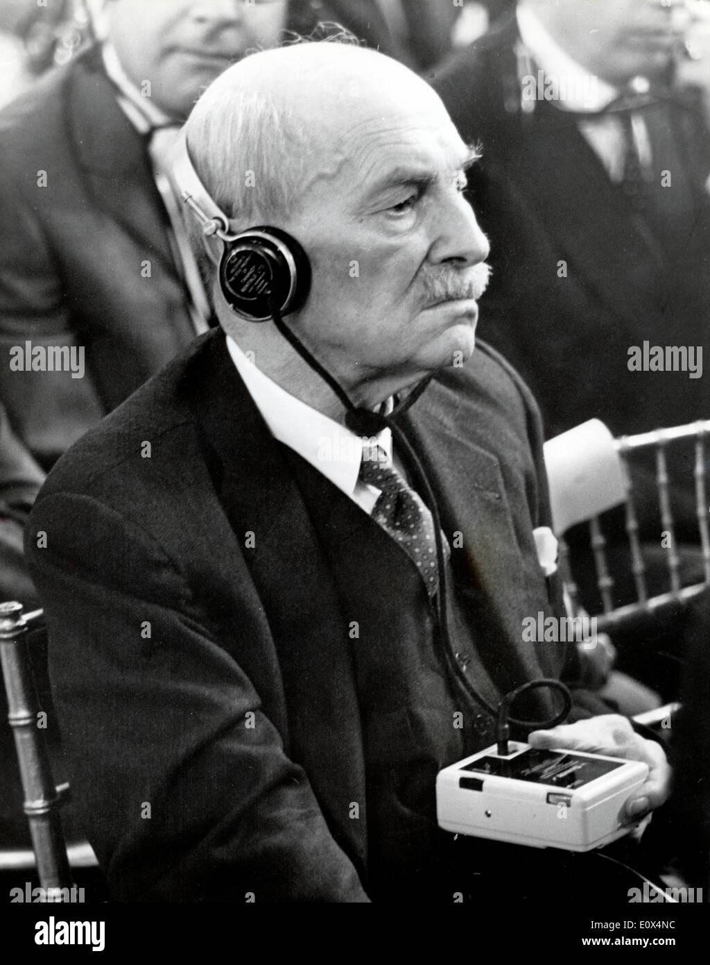 Prime Minister Attlee at NATO Meeting Stock Photo - Alamy
