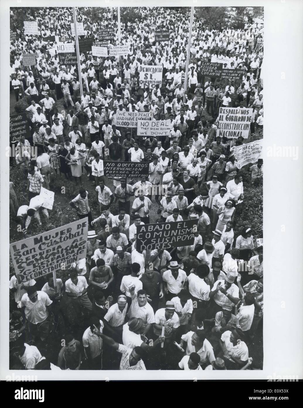 May 27, 1965 - Dominican Republic: After Gen. Imberto's mass rally ...