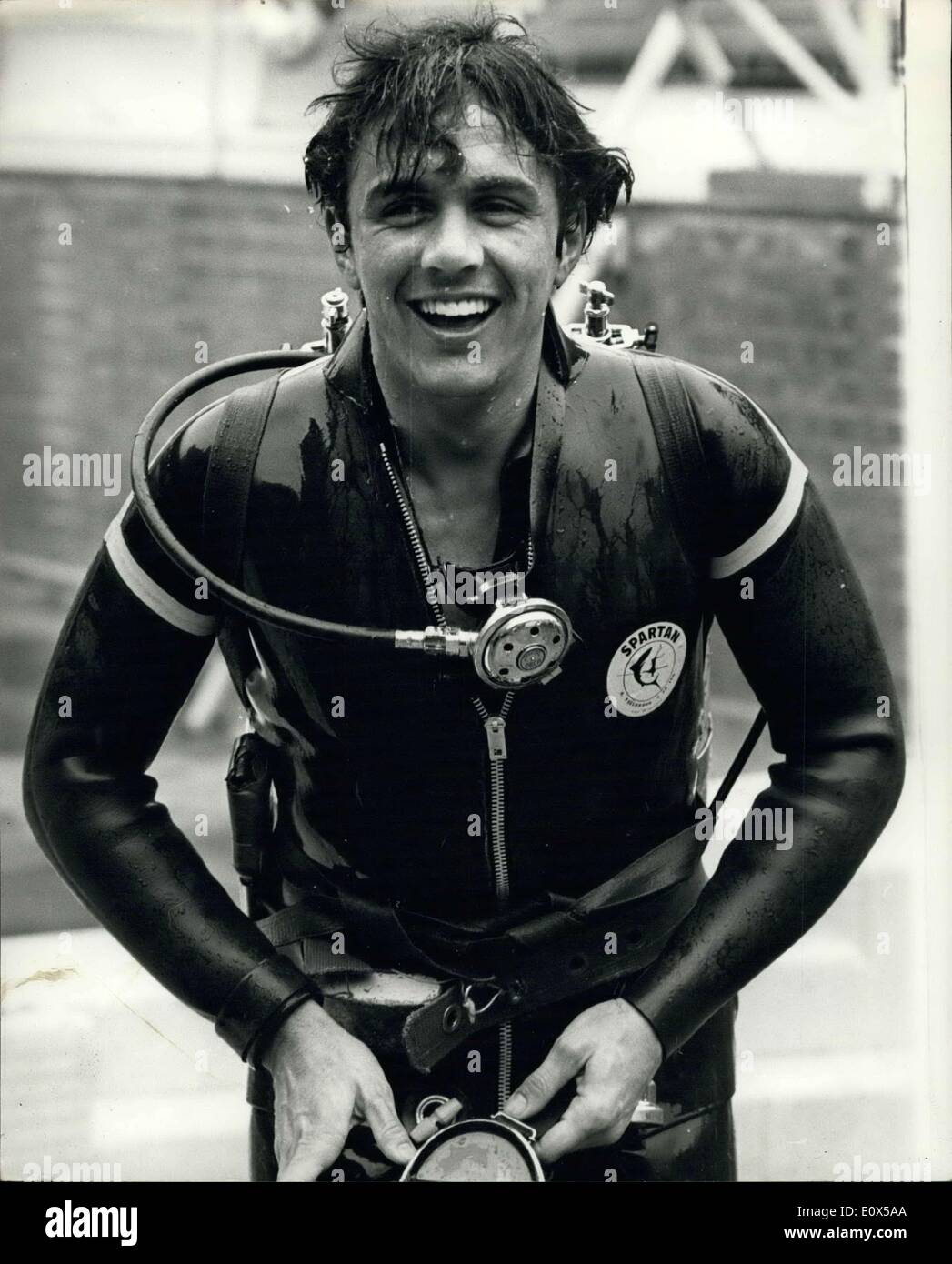 Apr. 15, 1965 - Pop Star Dave Clark Takes The Plunge As A Stunt Man ...