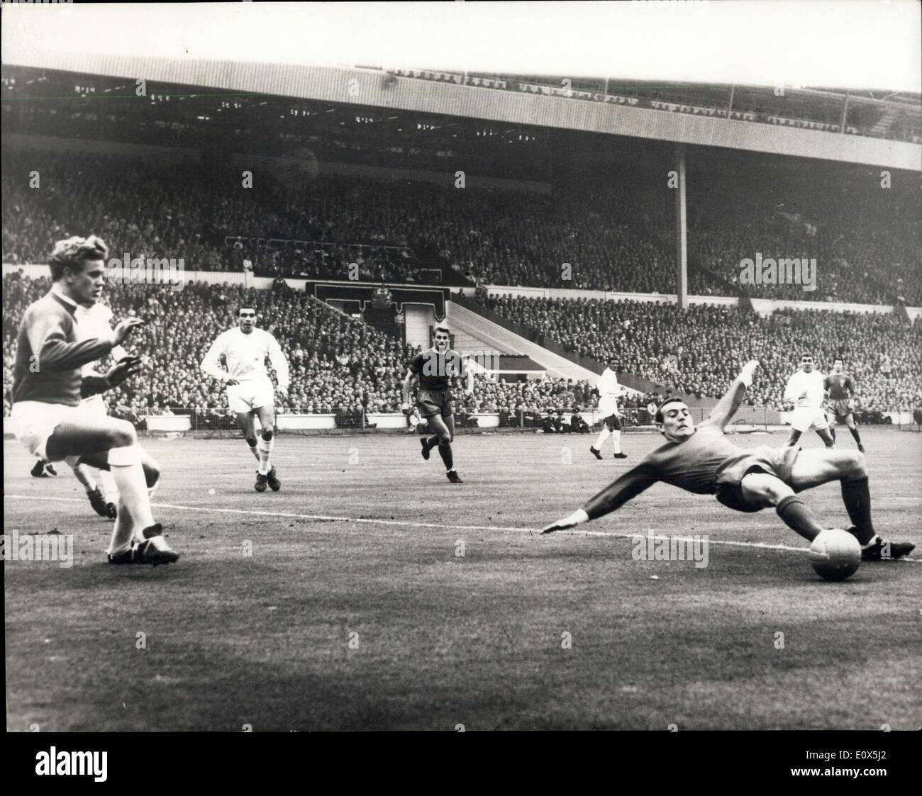 May 01, 1965 - F.A. Cup Final at Wembley: Leeds United V. Liverpool. St ...