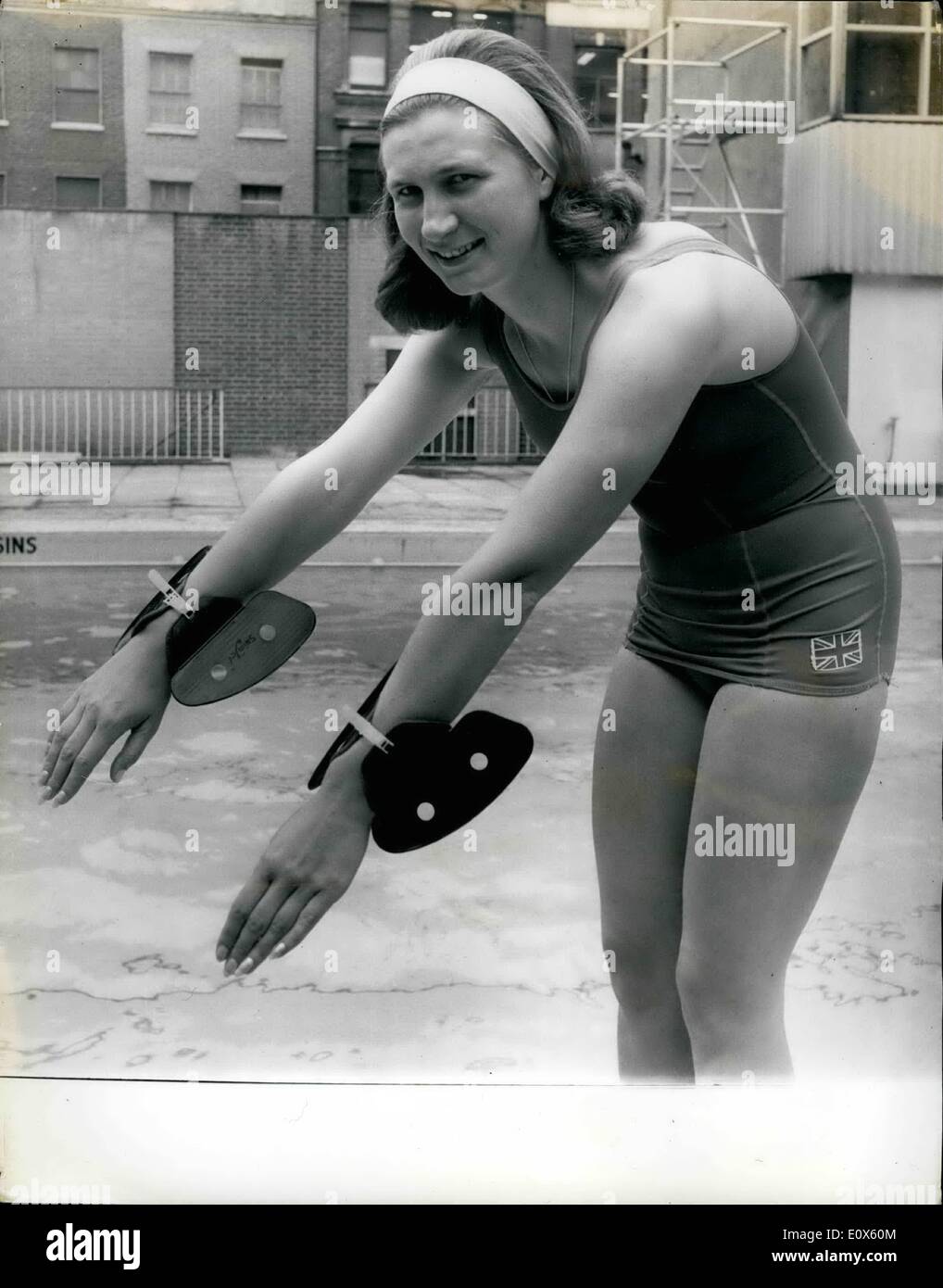 May 05, 1965 - Introducing new arm fins for swimmers.: A brand new ...