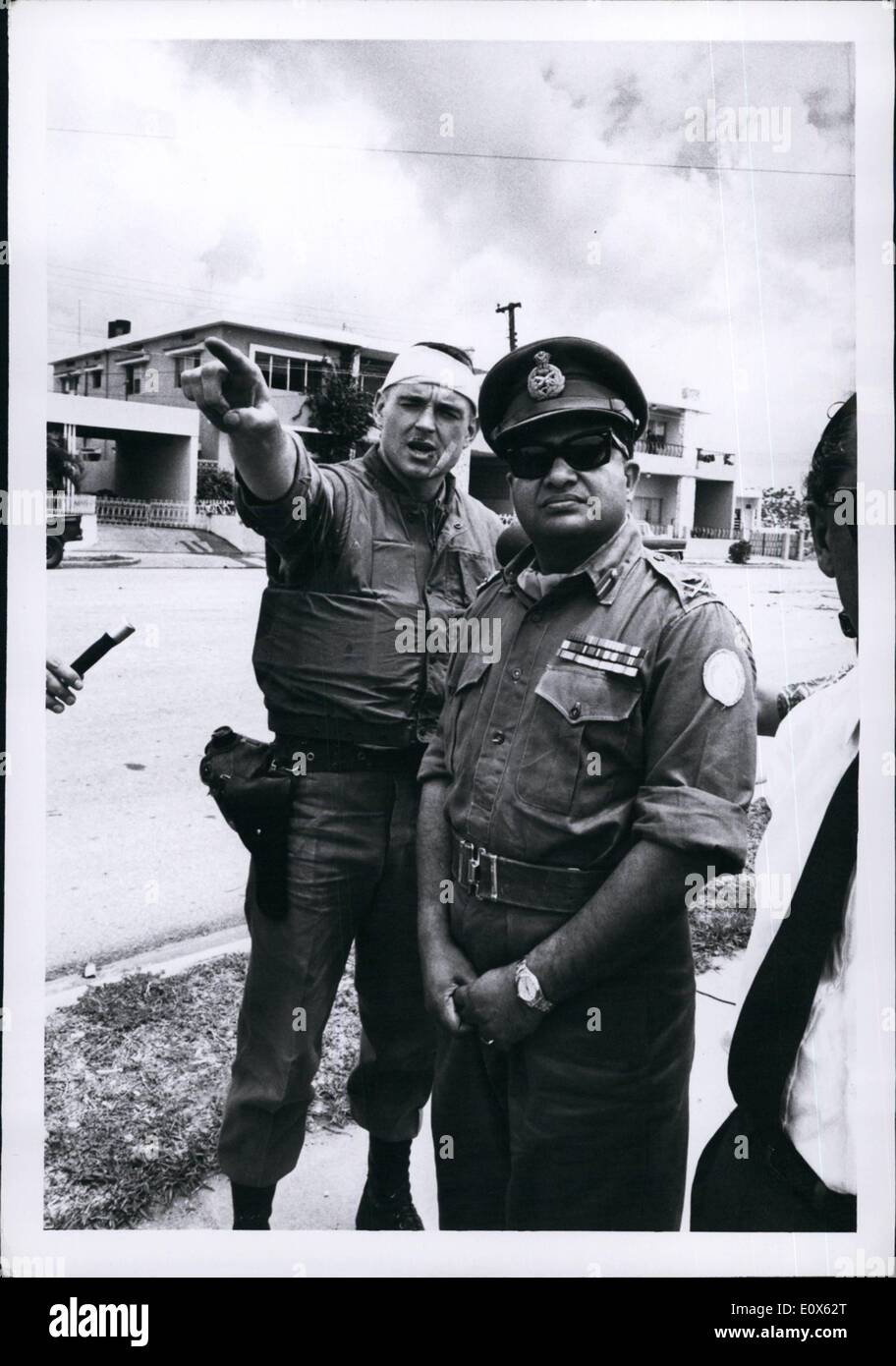 May 05, 1965 - Dominican Civil War - Santo Domingo Indian Major General ...