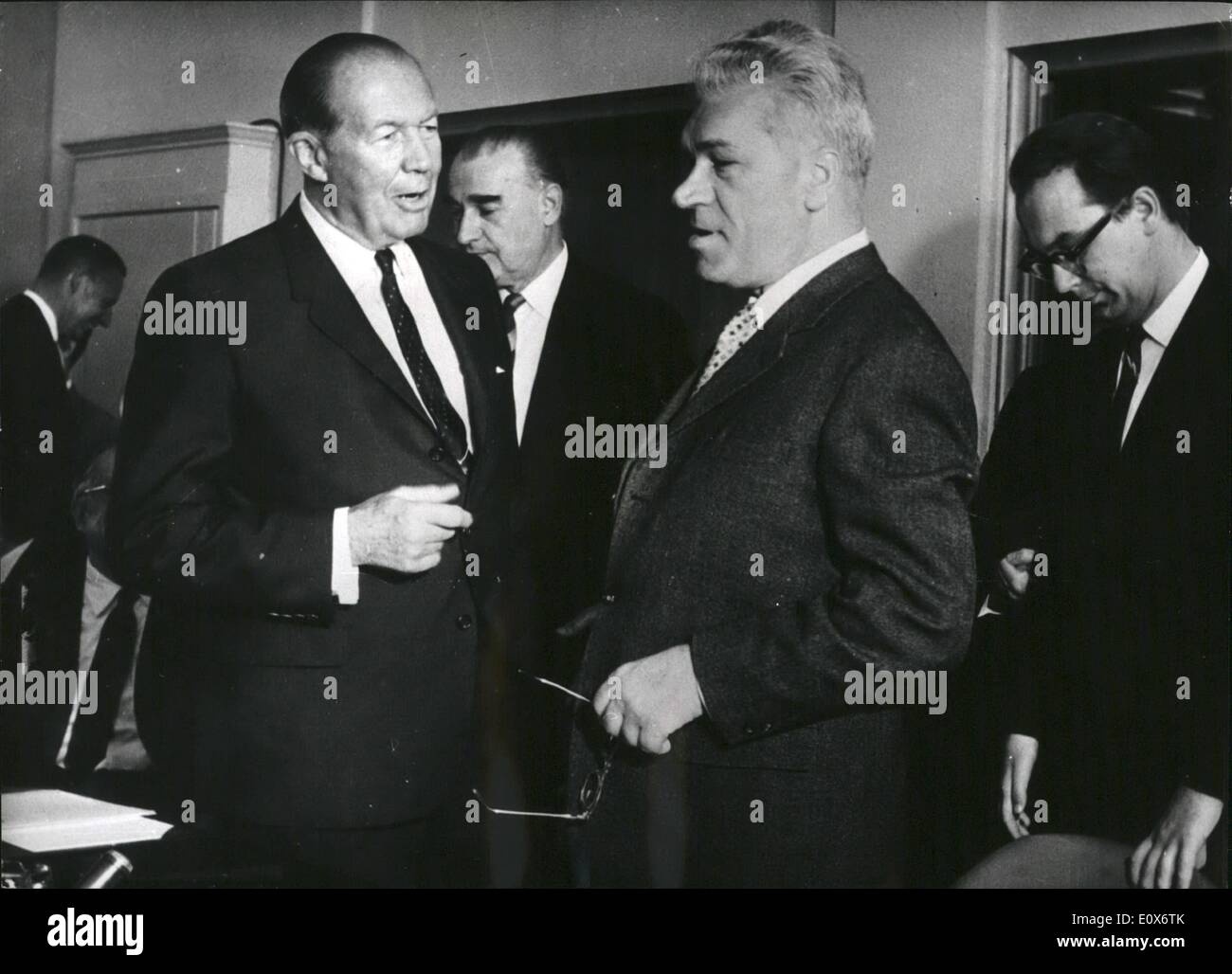 Jul. 07, 1965 - Disarmament conference in Geneva: Photo Shows U.S ...