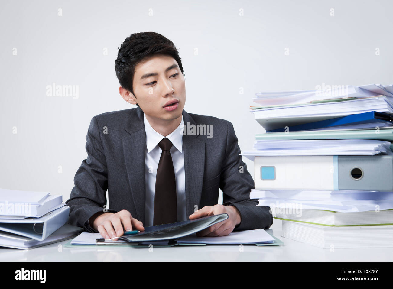 Piles of work hi-res stock photography and images - Alamy