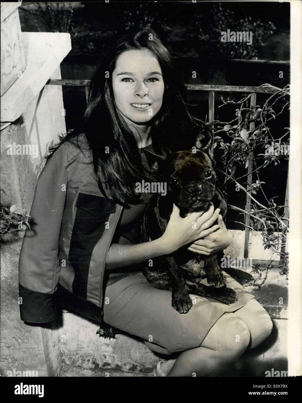 Aug. 28, 1965 - Geraldine Chaplin In Rome. Geraldine Chaplin, the ...