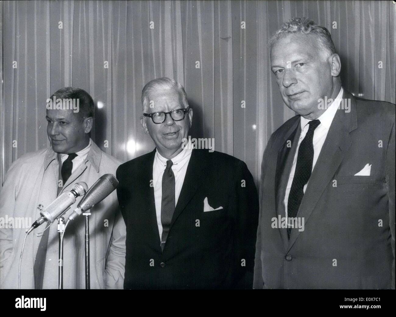 Aug. 29, 1965 - Henry Fowler in Paris: Henry Fowler, US state secretary ...