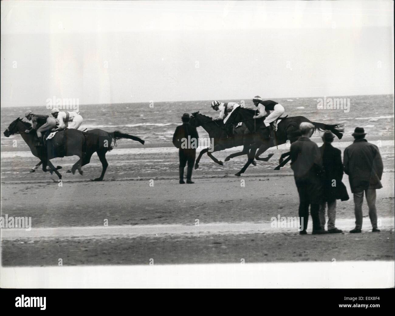 Aug. 08, 1965 - The Tide is out - and the Laytown races are on.: Two ...