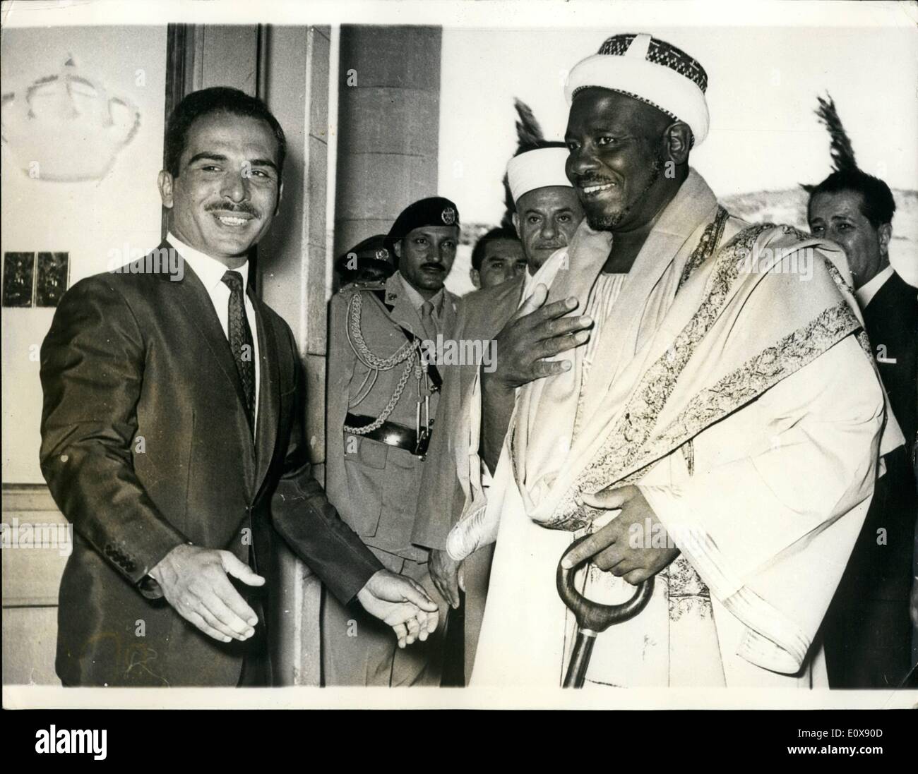 Aug. 08, 1965 - Sudanese Leader Of Ummah Party Visits king Hussein ...