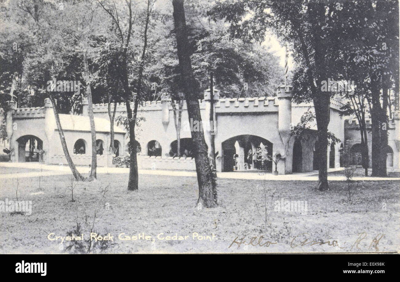 Crystal Rock Castle, located in Ohio’s Cedar Point, features castles ...